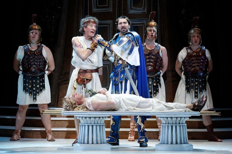 A Funny Thing Happened On The Way To The Forum review – Man in Chair